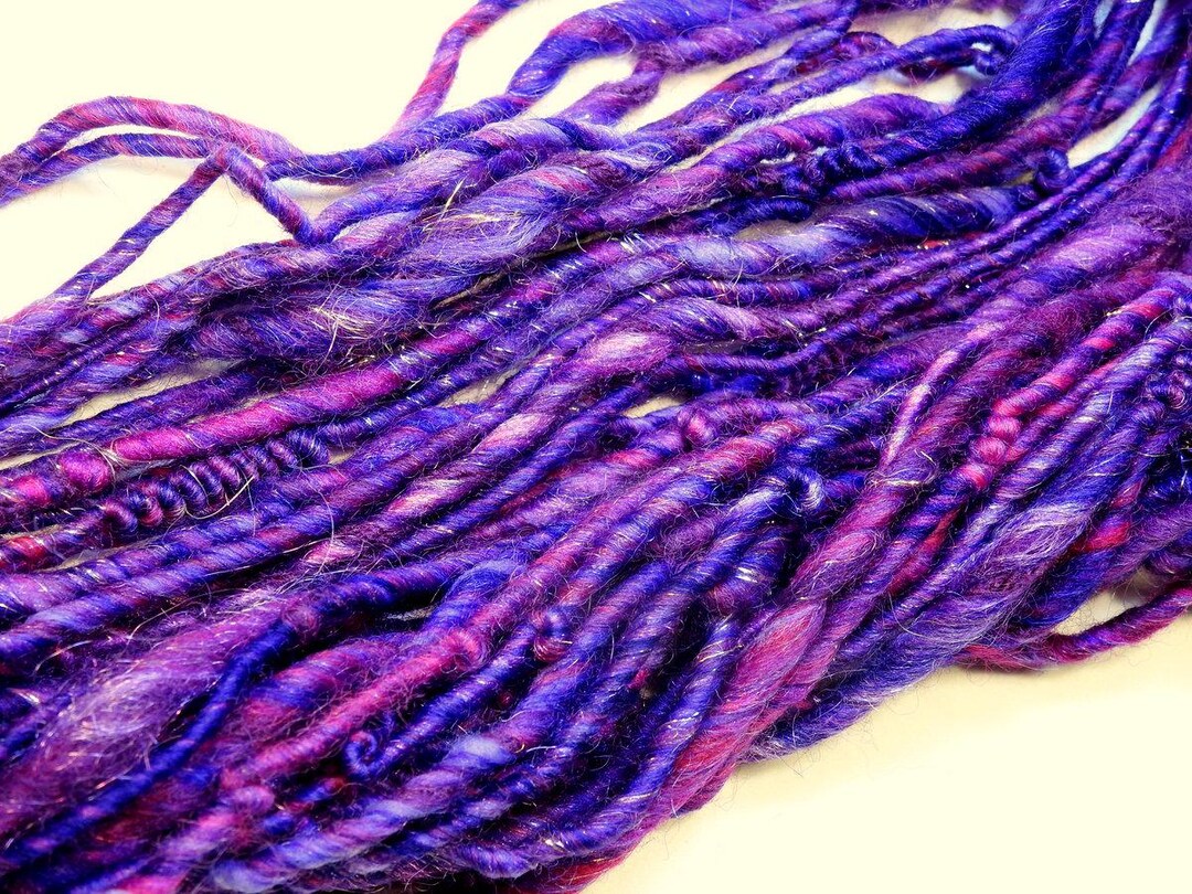 Novelty Art Yarn Wool Lock Spun 24 Yards Dreadlock Doll Hair for Wigs ...