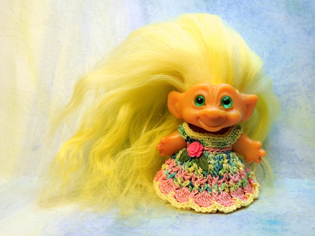 Troll Doll Wig Plug Hair Replacement for 2-1/2 - 3” Small Trolls ...