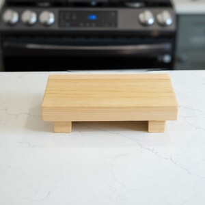 Rustic Poplar Wood Riser | Farmhouse Style Riser | Plant Stand | Wooden ...