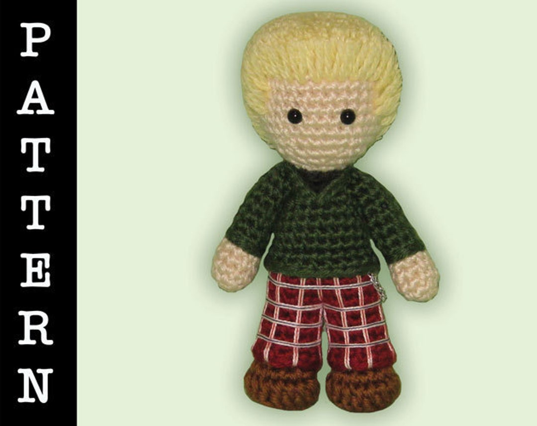 Crochet Pattern Amigurumi Roger Doll - Etsy