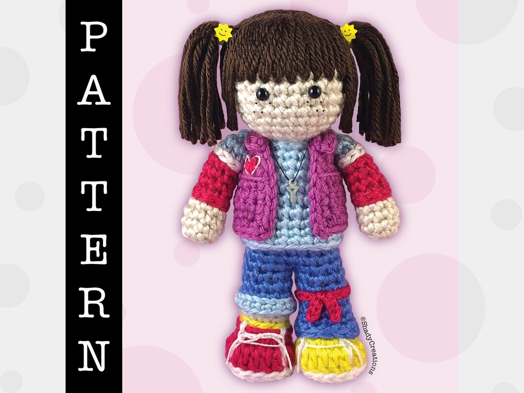 Crochet Pattern - Amigurumi Spunky Orphan Girl Doll - Etsy
