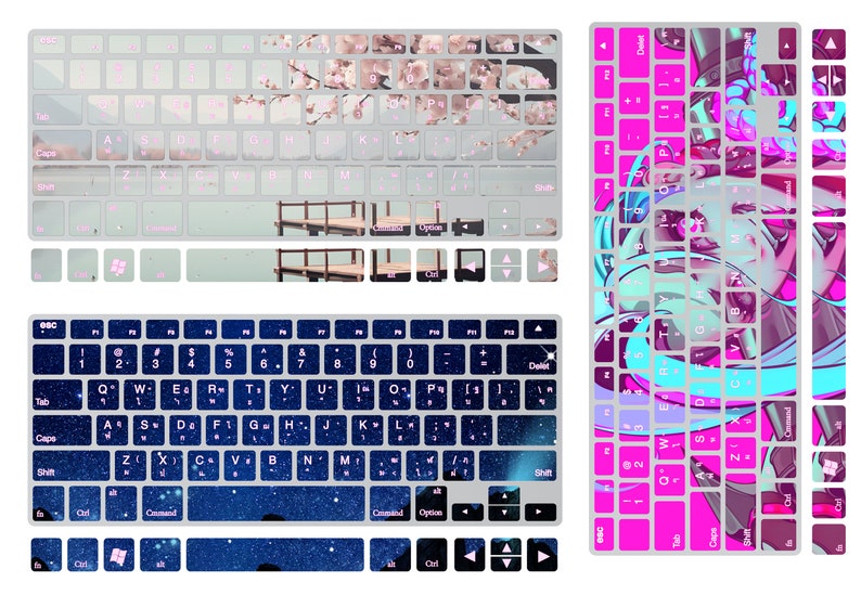 Keyboard Decals,custome Stickers,mac Book Pro,laptop,sticker PNG - Etsy