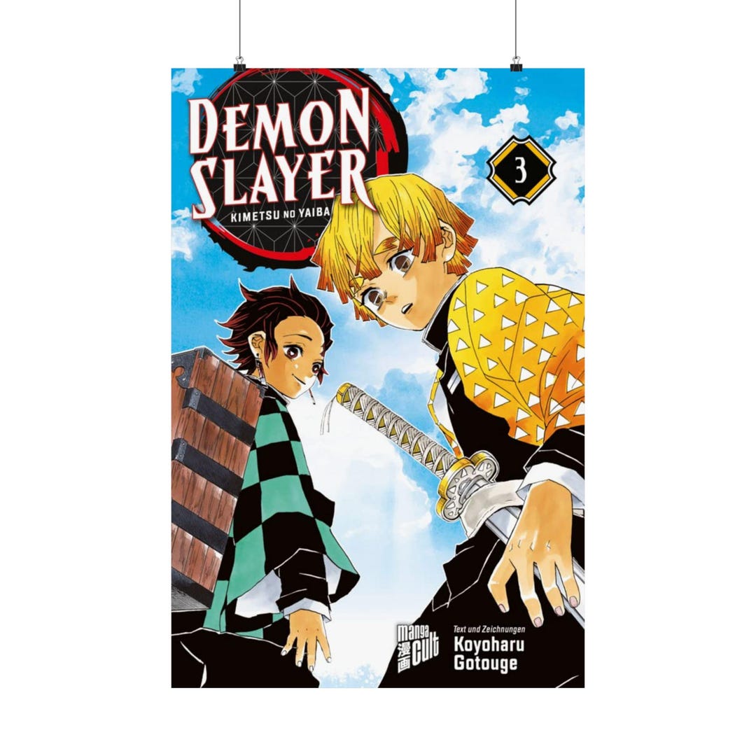 Demon Slayer Vol 3 Poster - Etsy