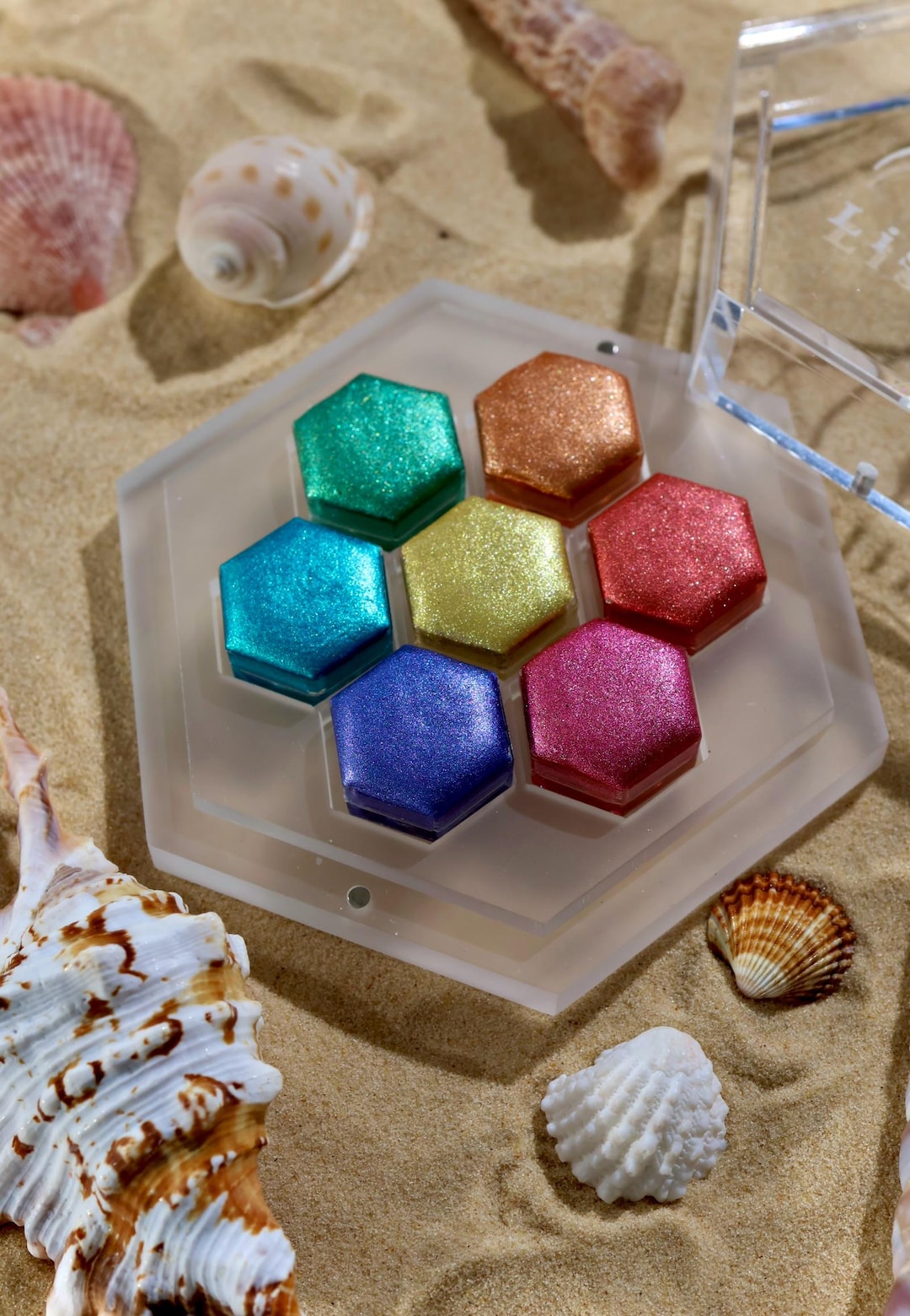 Orig. Lisilinka - Tropical Sunset - Set of Seven Super Vibrant ...