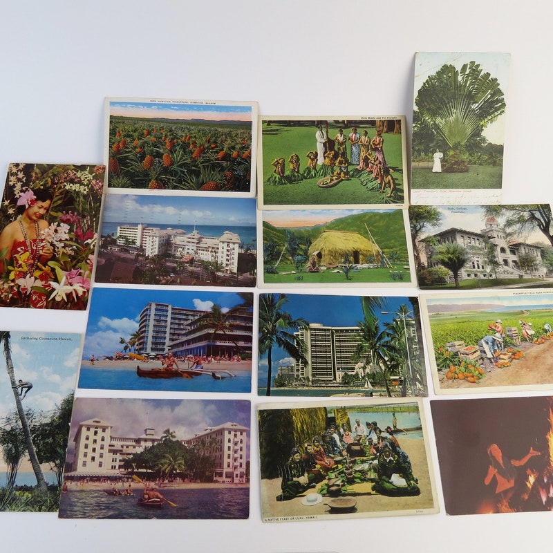 Hawaiian Postcard - Etsy