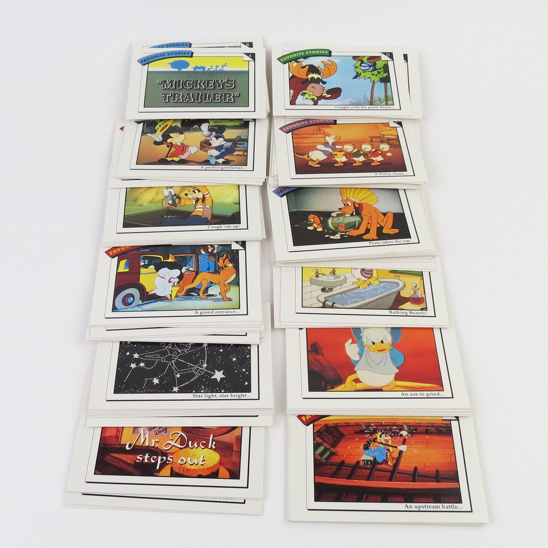 Walt Disney Favorite Stories Trading Cards by Skybox 100 Various Cards ...