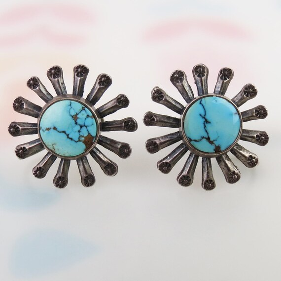 Light blue turquoise with brown matrix vintage Native… - Gem