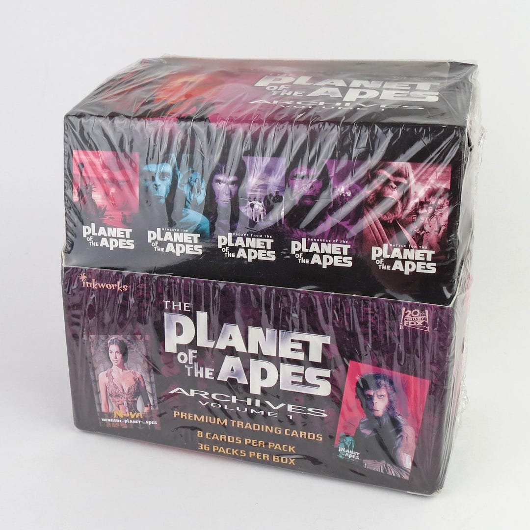 36 Packs Planet of the Apes Archives Trading Cards - Sealed in Original ...
