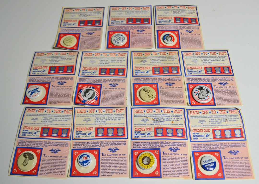 Set of 11 Early 1970s Political Campaign Buttons - Etsy