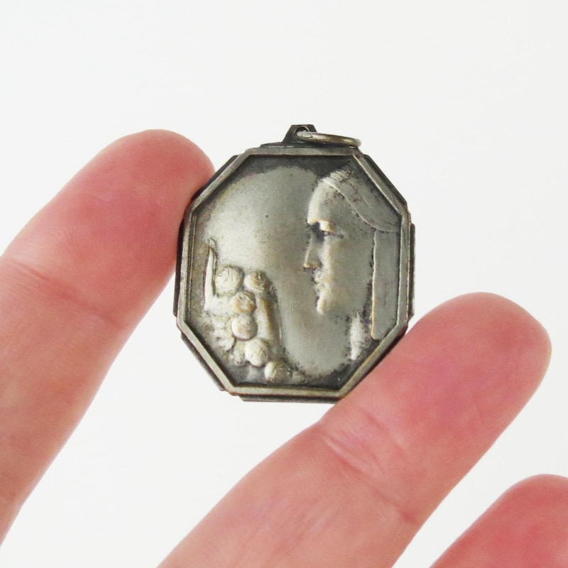 Antique Belgian Medallion - Etsy