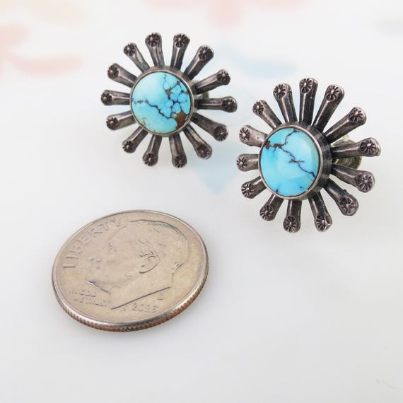 Light blue turquoise with brown matrix vintage Native… - Gem