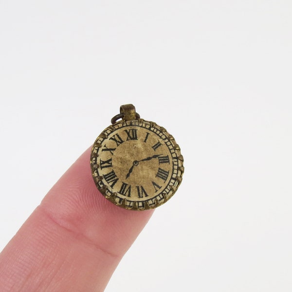 Antique Dollhouse Clock - Etsy