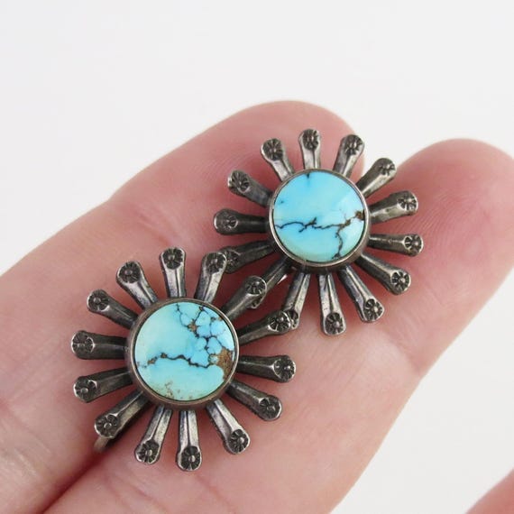 Light blue turquoise with brown matrix vintage Native… - Gem