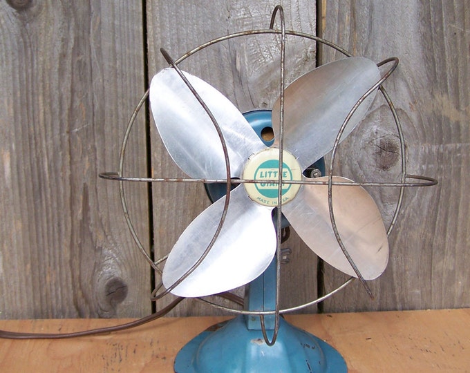 Vintage Little Giant Industrial Desk Fan - Etsy