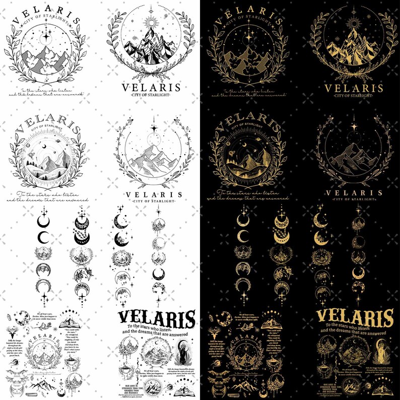 10 Velaris Png Bundle, Velaris City of Starlight Png, Acotar Png, the ...
