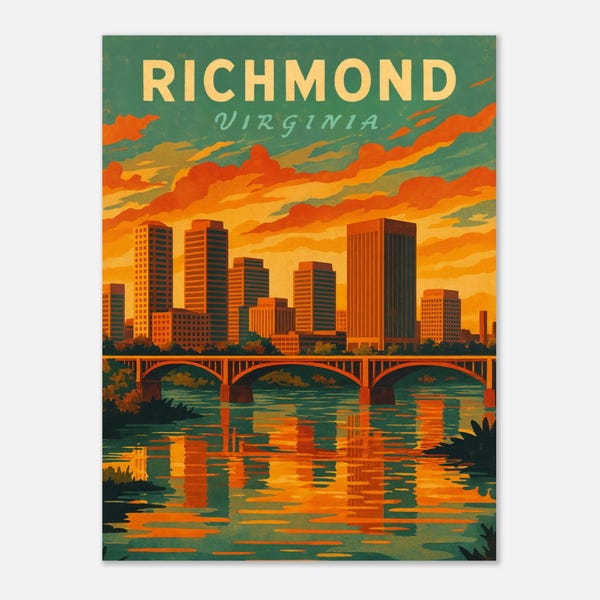 Richmond Poster - Etsy