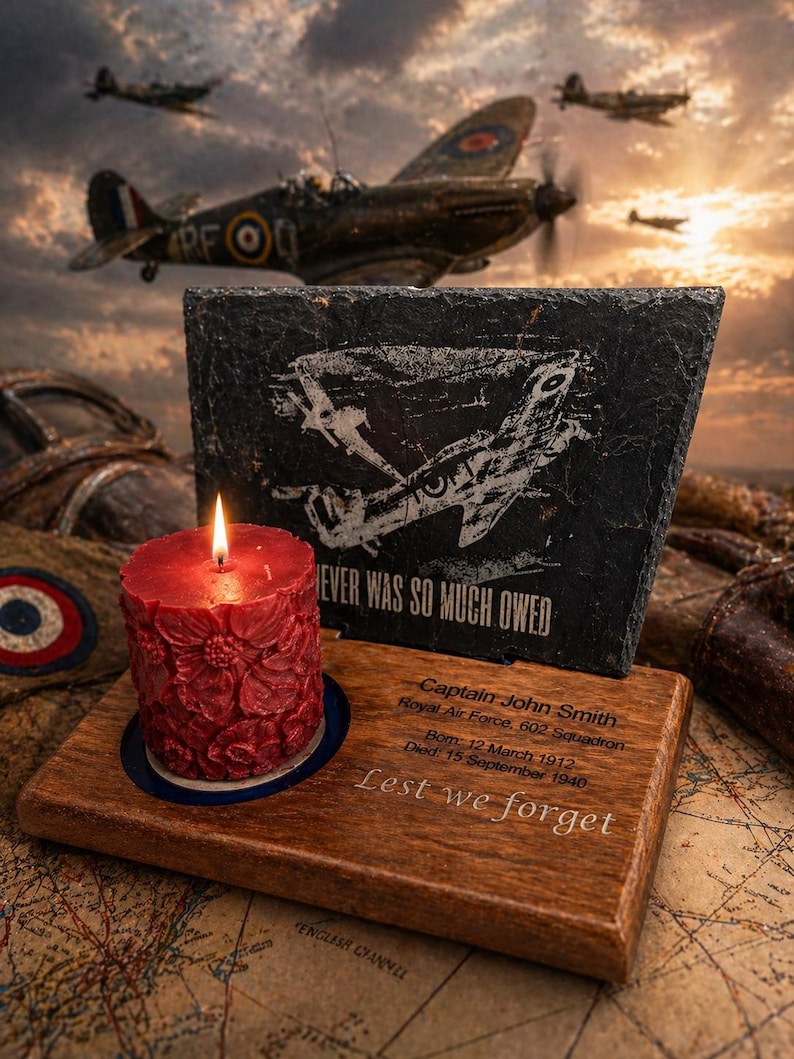 Lest We Forget Personalised Candle Display - Etsy