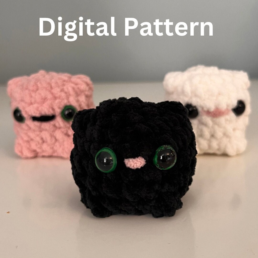 Little Crochet Cat Pattern - Perfect for Christmas! - Etsy