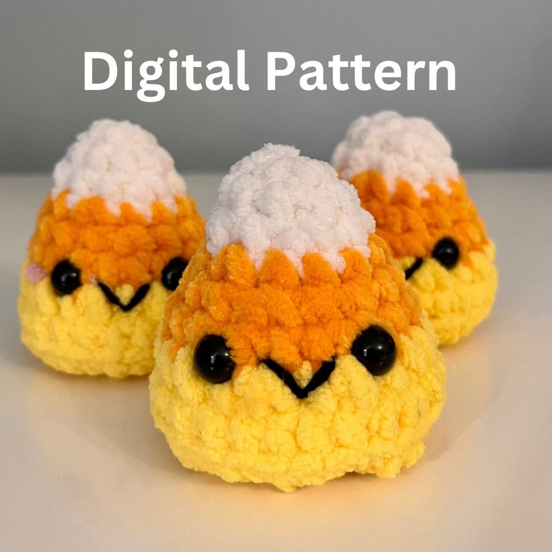 Halloween Candy Corn Crochet Pattern - Etsy