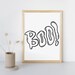 Halloween Wall Art | Black and White Halloween Prints | Print at Home ...