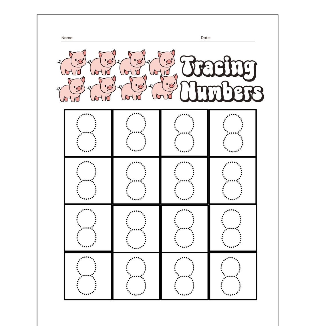 11 Printable Tracing Numbers Worksheets | Learn to Write Numbers 0-10 ...