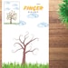 Printable Finger Painting Activity: Tree With Leaf Printables for ...