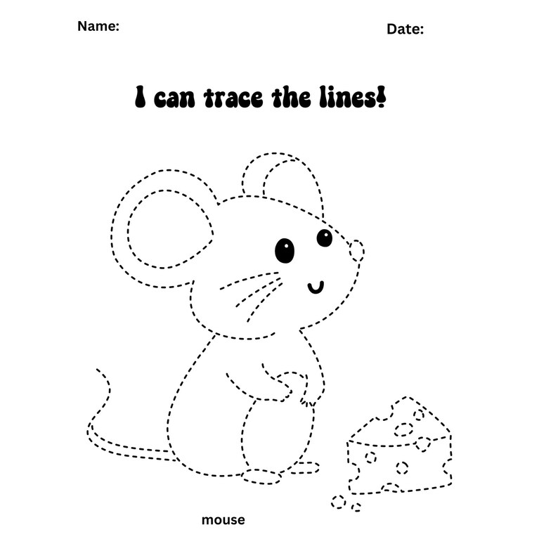 30 Preschool Shape Tracing, Shape Tracing Worksheets, Printable Shape ...