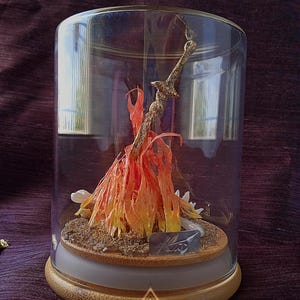 Dark Souls Bonfire Figure, Dark Souls, Handmade, Game Figure, Dark ...