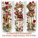 Printable Valentine Animal Bookmarks, Farmhouse Style (PDF & PNG ...