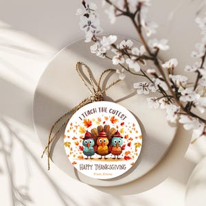 Fall Thankful Gift Tag, Printable Thankful Tag, Editable Fall Favor ...