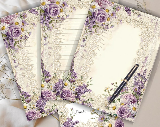 Letter Writing Set, Letter Writing Paper, Letter Stationary, Alphabet ...