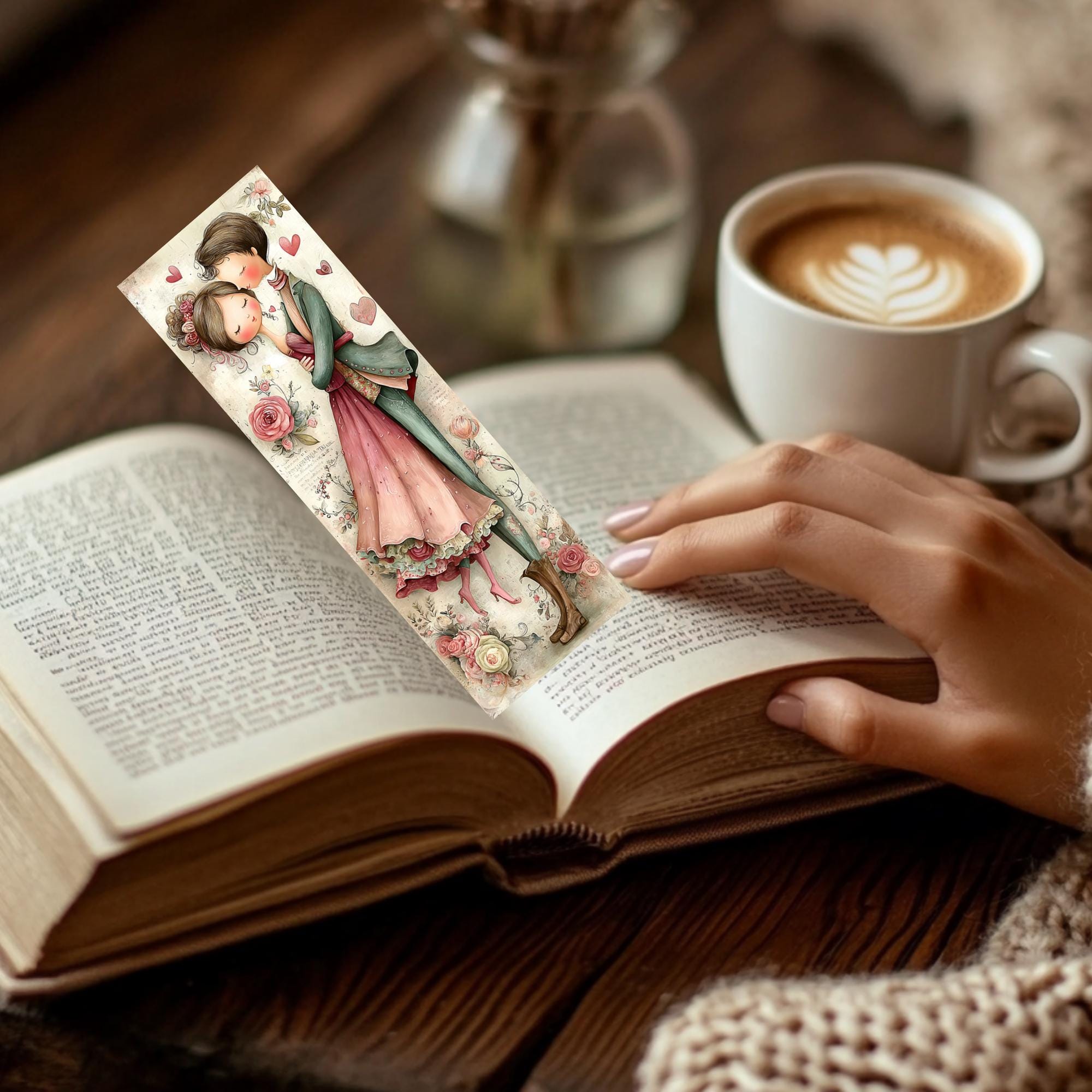 Valentine’s Day Printable Bookmarks – 9 Romantic Couple Designs | Love ...