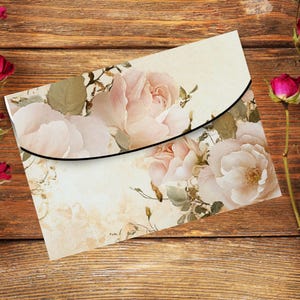 Vintage Floral A4 Stationery Set: Printable Letter Writing Kit With ...