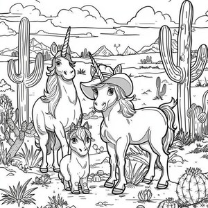 Unicorns' American Adventure: A 50 States Coloring Book - Etsy