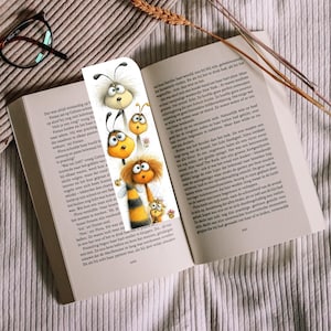 Whimsical Bee Family Printable Bookmarks – 9 Adorable Designs | Instant ...