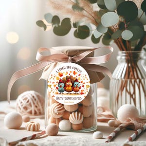 Fall Thankful Gift Tag, Printable Thankful Tag, Editable Fall Favor ...