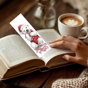 Whimsical Christmas Animal Bookmarks: Festive Holiday Designs (digital ...