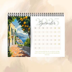 2025 Printable Watercolor Calendar 12-month Affirmation Art A4 Digital ...