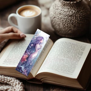 12 Mermaid Bookmarks, Printable Bookmarks, 12 Digital Bookmarks, 2x6 ...
