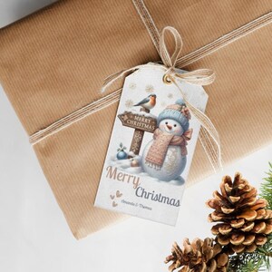 Editable Christmas Gift Tags, Printable Christmas Gift Tag, Merry ...