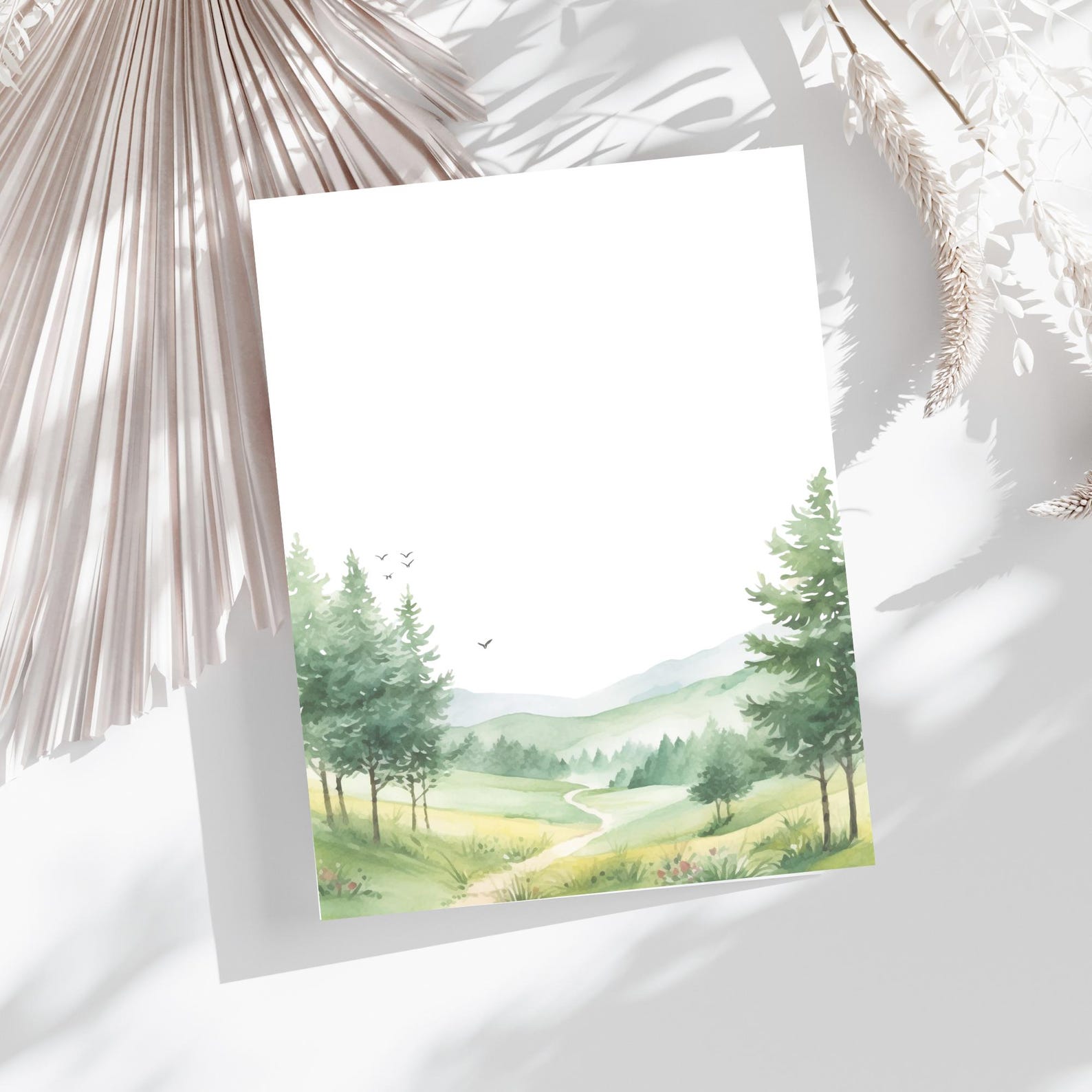 Enchanting Forest Path Letter Writing Set: Vintage-inspired Stationery ...