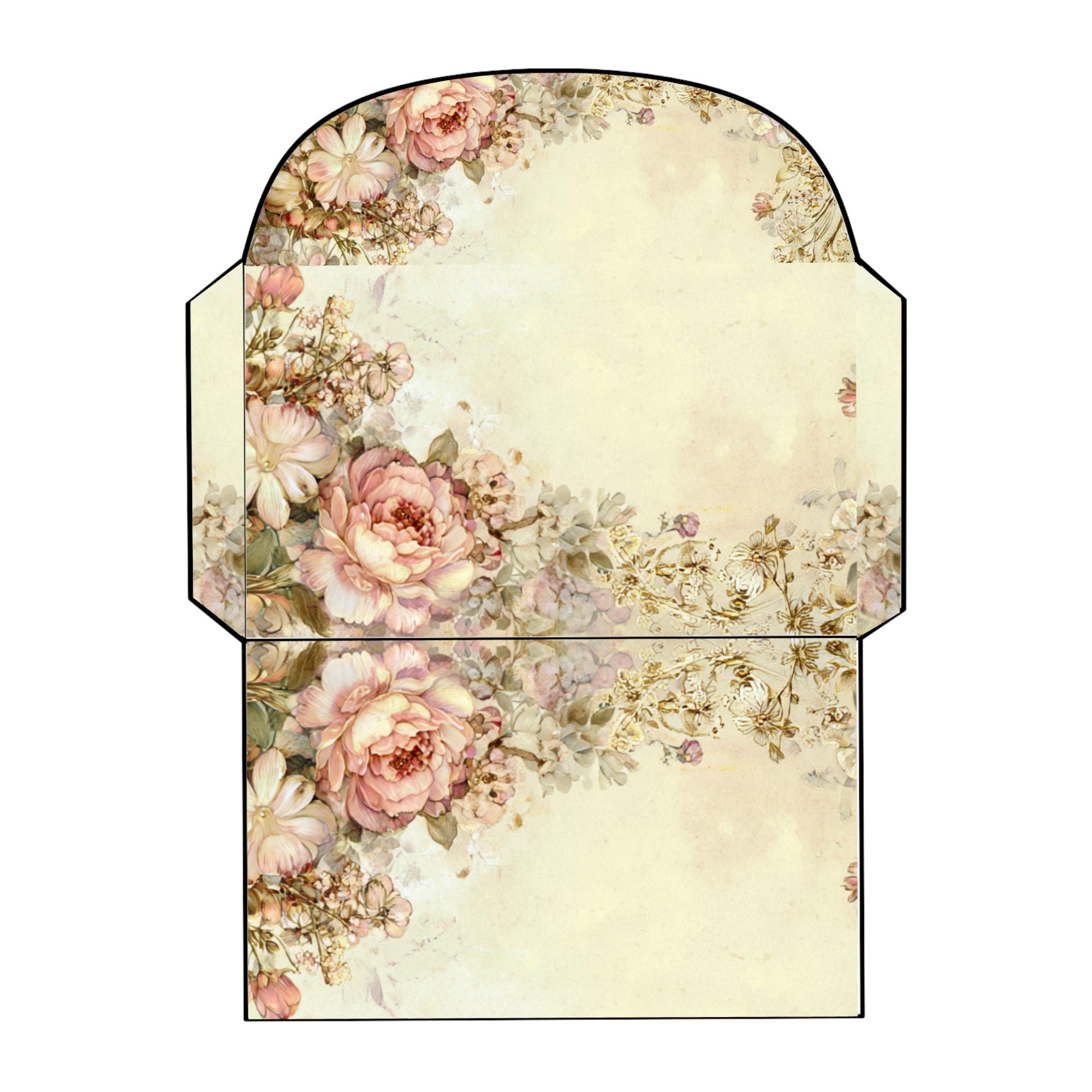 Romantic Floral Letter Writing Set – Vintage Stationery With Envelopes ...