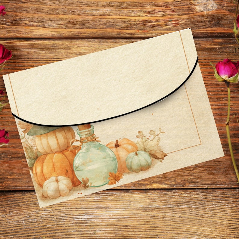 Halloween Letter Writing Kit: Printable Stationery Set (PDF Download - Etsy