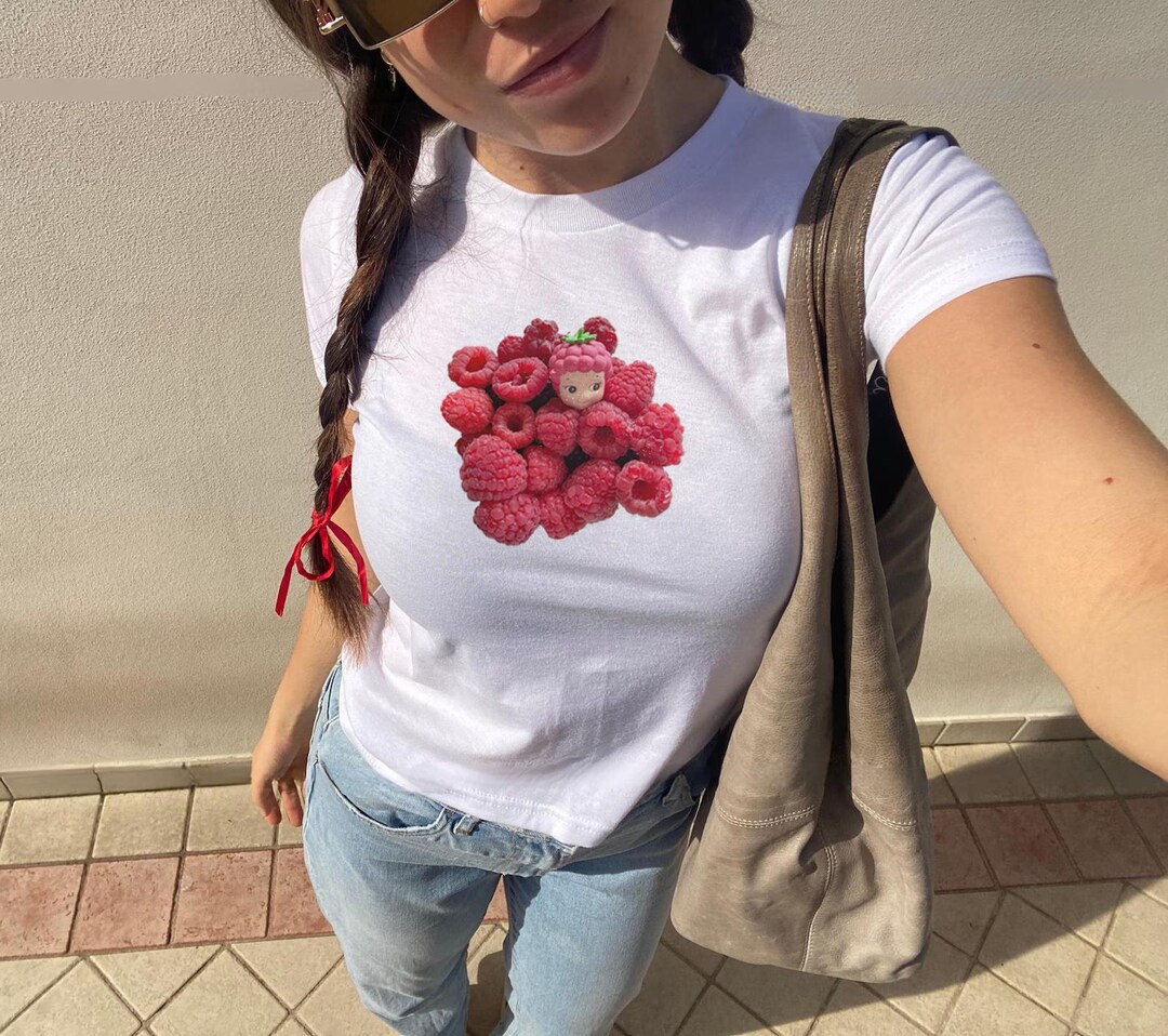 Sonny Angel Raspberry Baby Tee Cute Sonny Angel Tee Strawberry Y2K Baby ...