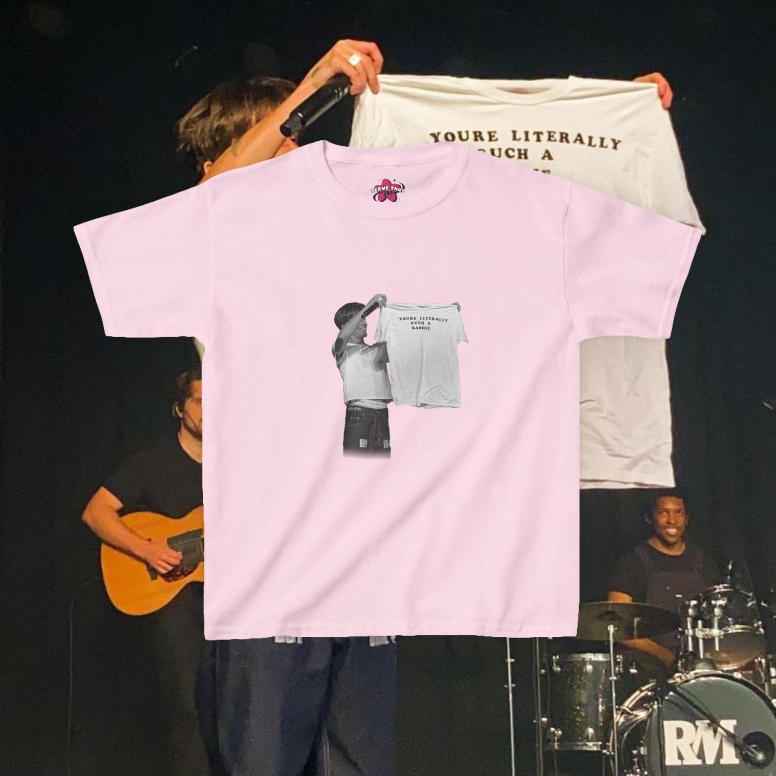 Baddie Role Model Kansas Anymore Baby Tee Funny Concert Role Model ...