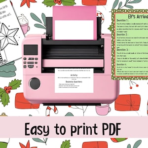 Elf Return Letter Christian Christmas Tradition Religious Elf on Shelf ...