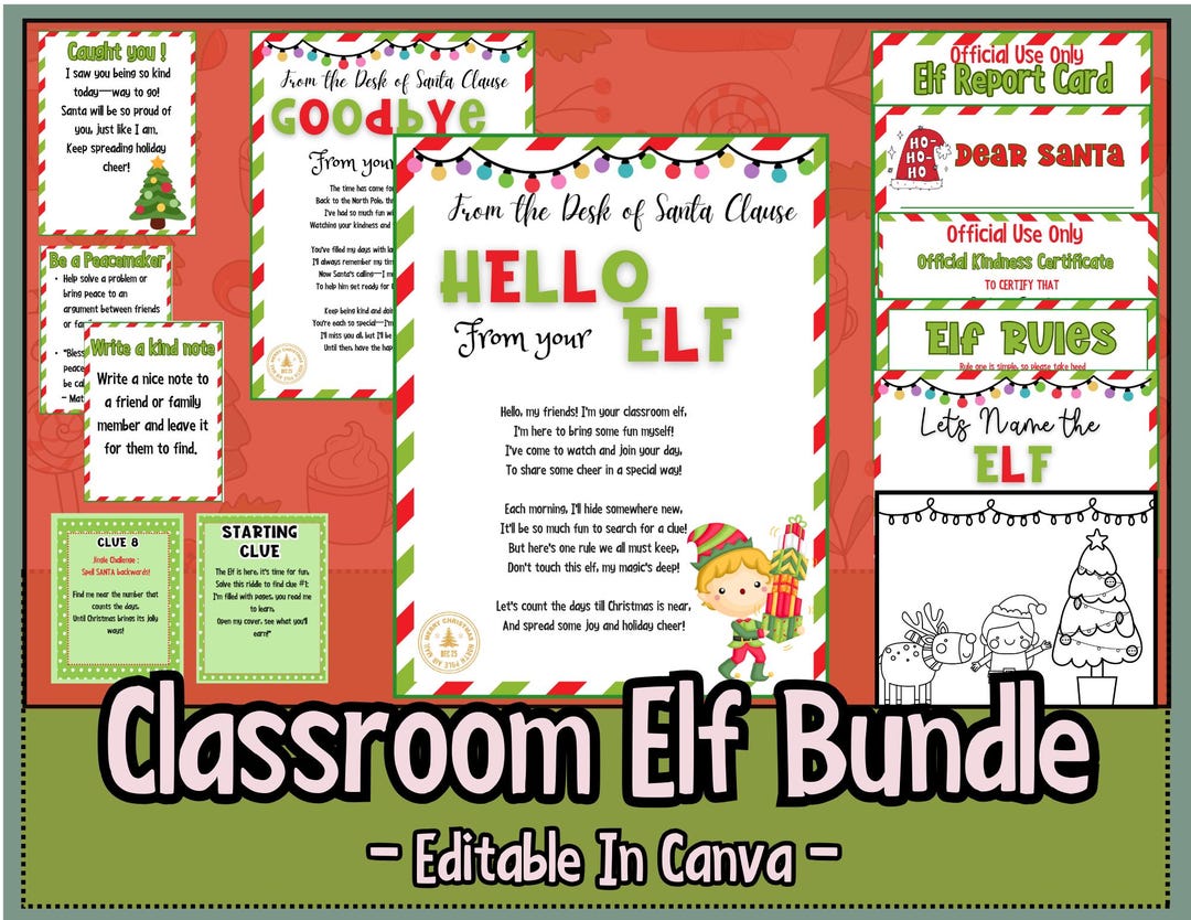 Classroom Elf Welcome Letter | Christmas Traditionelf on Shelf Return ...