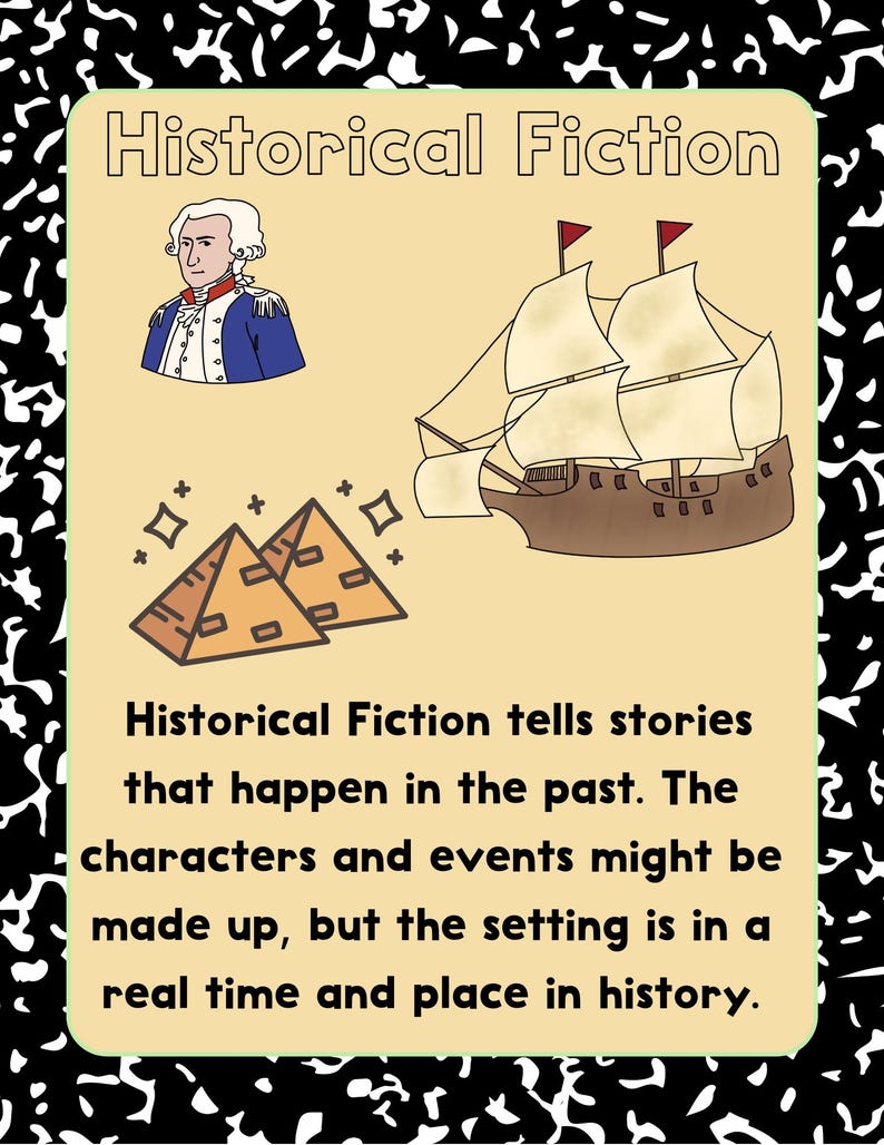 Library Genre Signs | Book Genre Poster | Calm Pastel Reading Posters ...