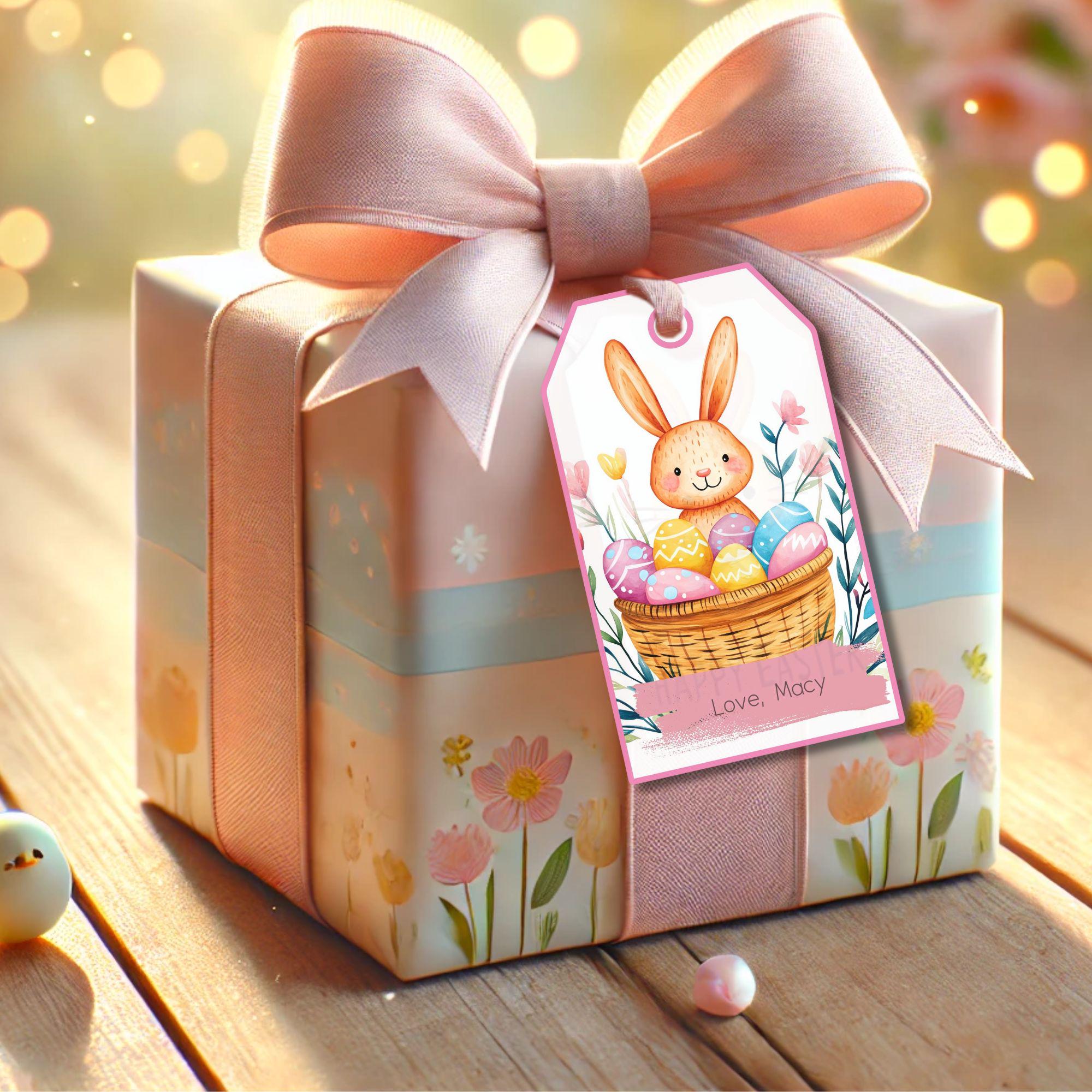 Editable Easter Gift Tags for Students and Coworkers | Easter Treats ...