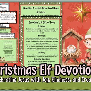 Elf Return Letter Christian Christmas Tradition Religious Elf on Shelf ...